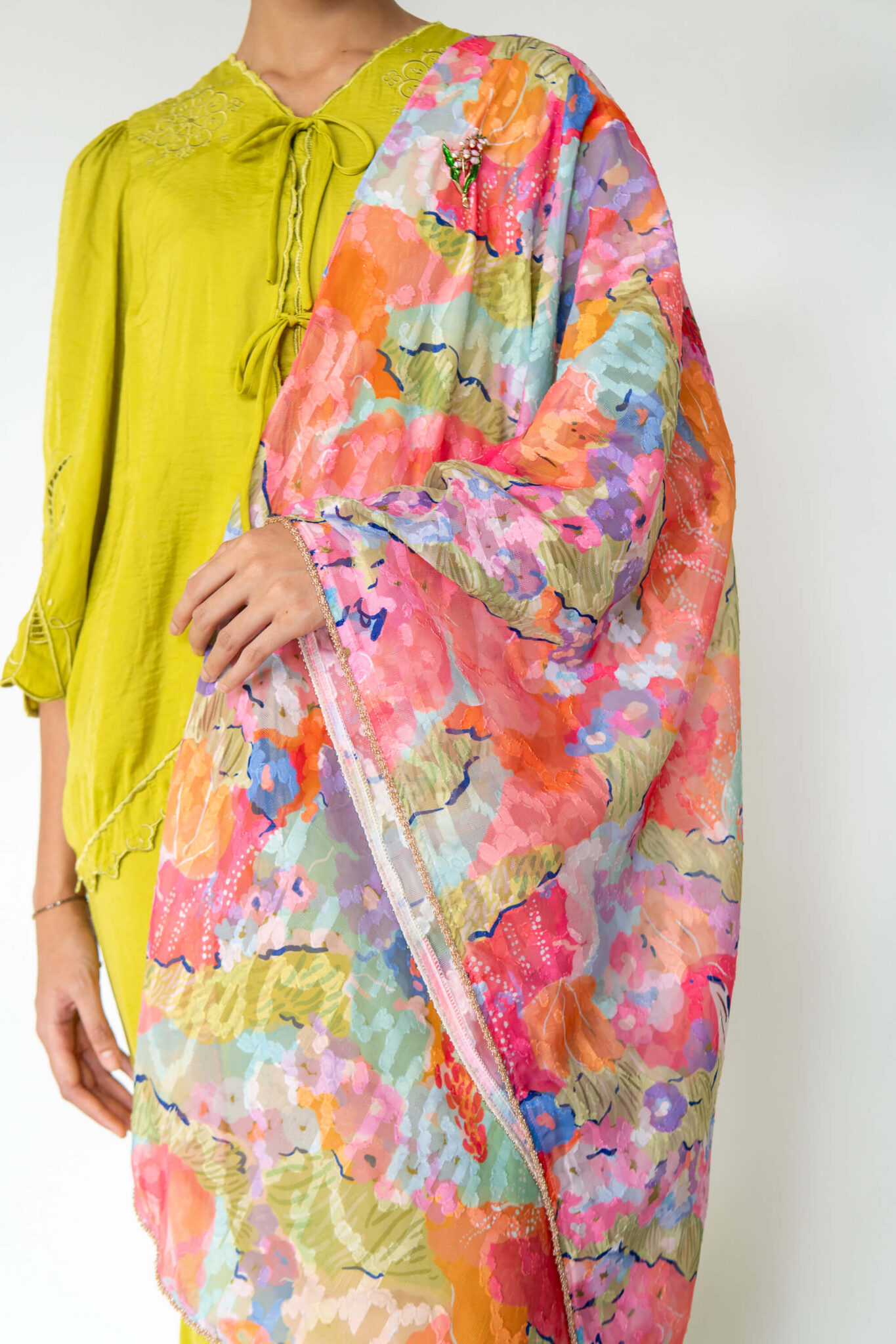 Paloma Scarves in Tangerine – Irsa Collective